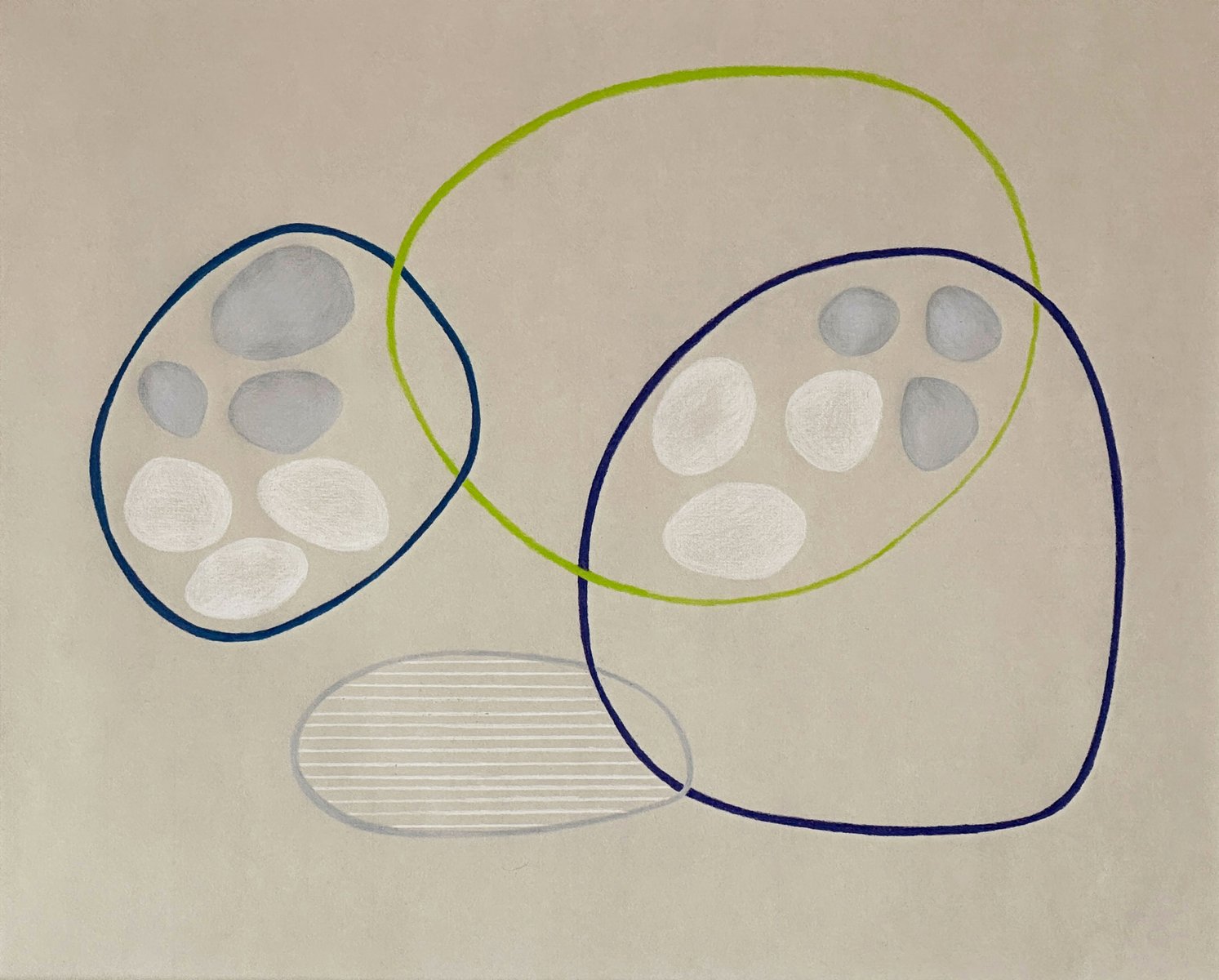 Amanda Andersen, Venn Diagram, Colored Pencil Drawing on Paper, 2023 ...