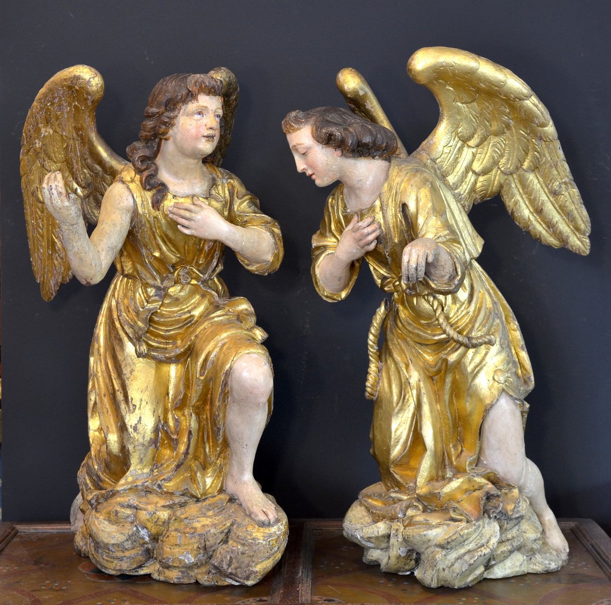 Cerchia Di Gian Lorenzo Bernini, Large Angels Sculptures, 1650 ...
