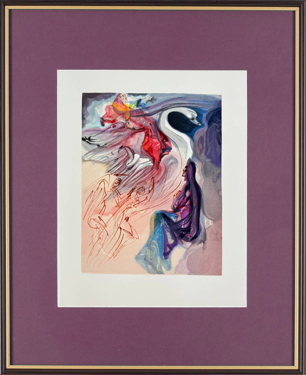 Salvador Dali, The Paradise, Canto 19: The Language of the Bird, 1960 ...