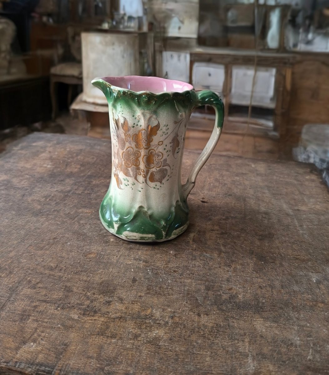 Vintage Ceramic Pitcher, 1920s for sale at Pamono