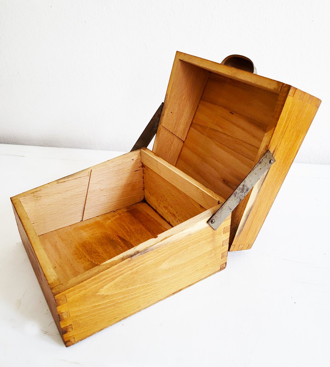 Mid-Century Modern Wooden Archival Box, 1950s for sale at Pamono