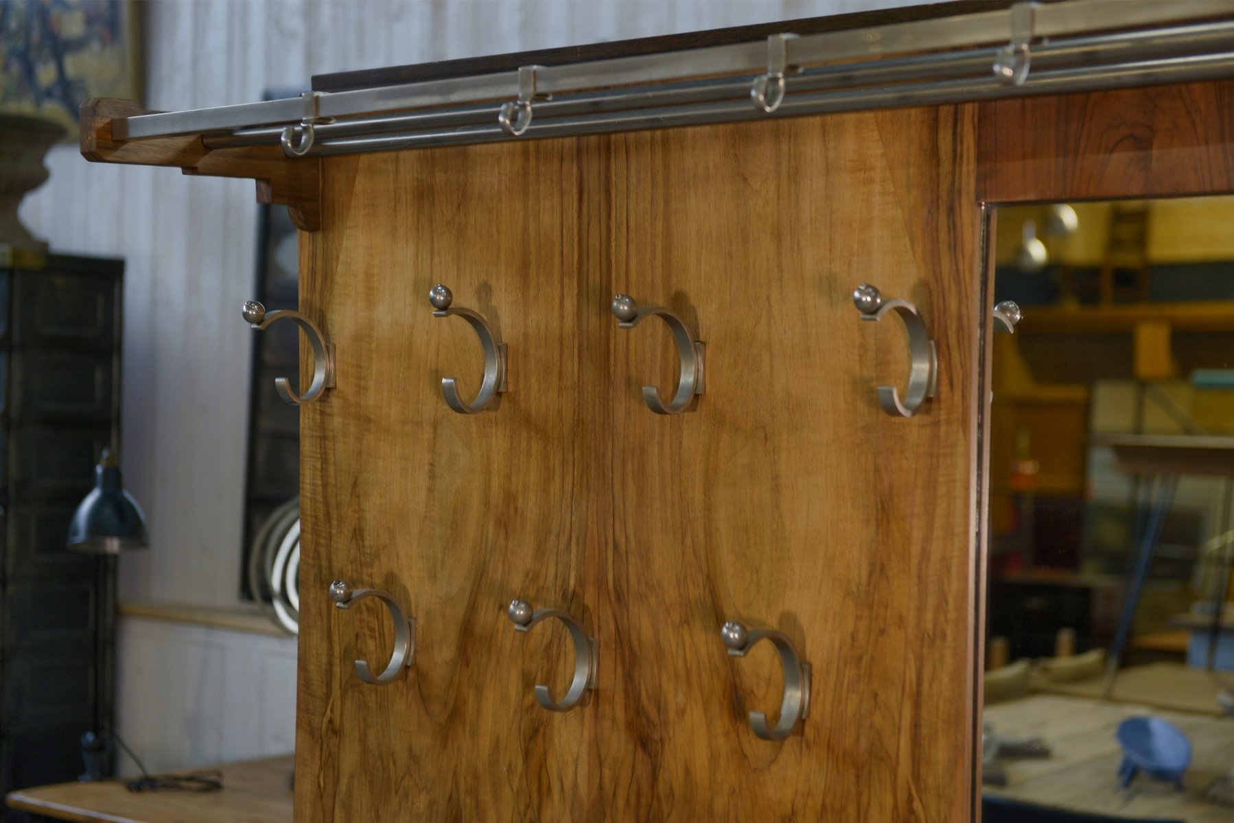 Large Art Deco Coat Rack 1930s for sale at Pamono