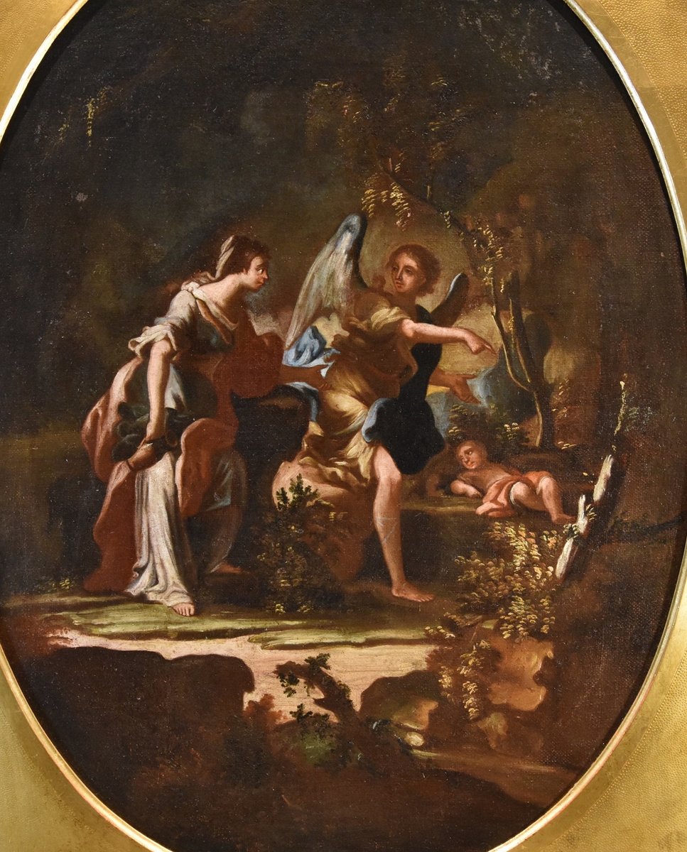 Neapolitan School Artist, Agar & the Angel and The Sacrifice of Isaac ...