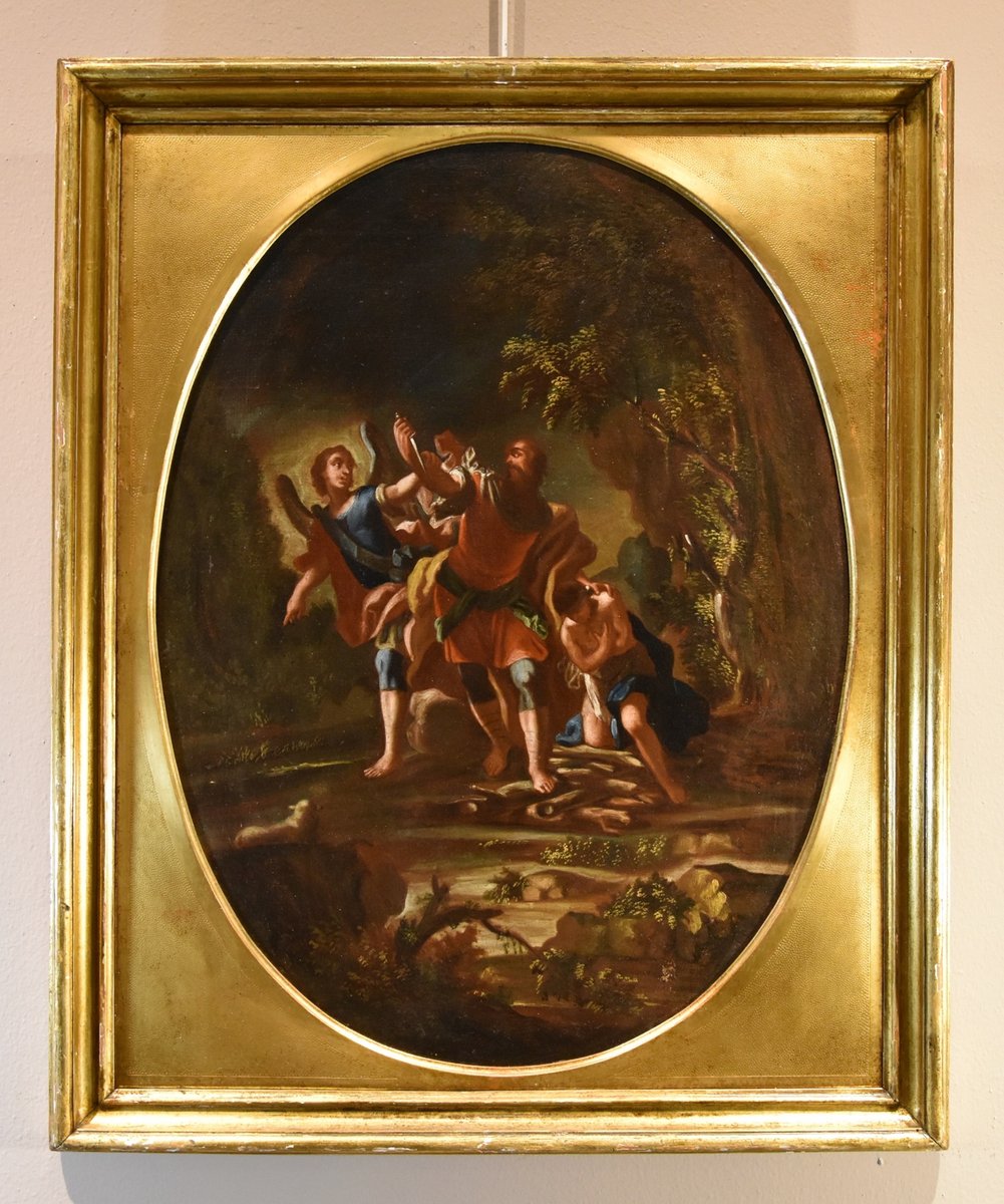 Neapolitan School Artist, Agar & the Angel and The Sacrifice of Isaac ...