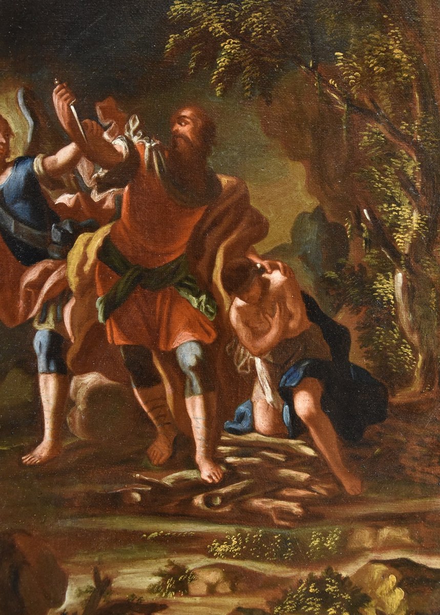 Neapolitan School Artist, Agar & the Angel and The Sacrifice of Isaac ...