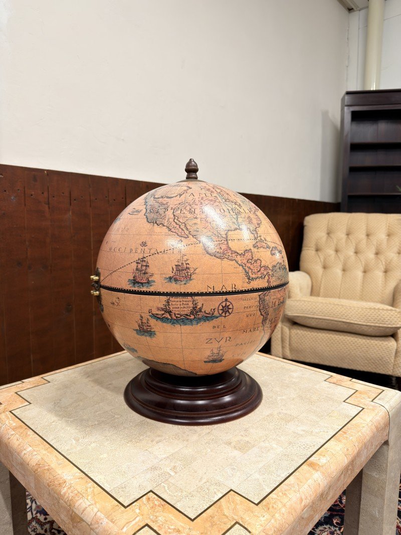 Italian Table Bar Globe from Zoffoli for sale at Pamono