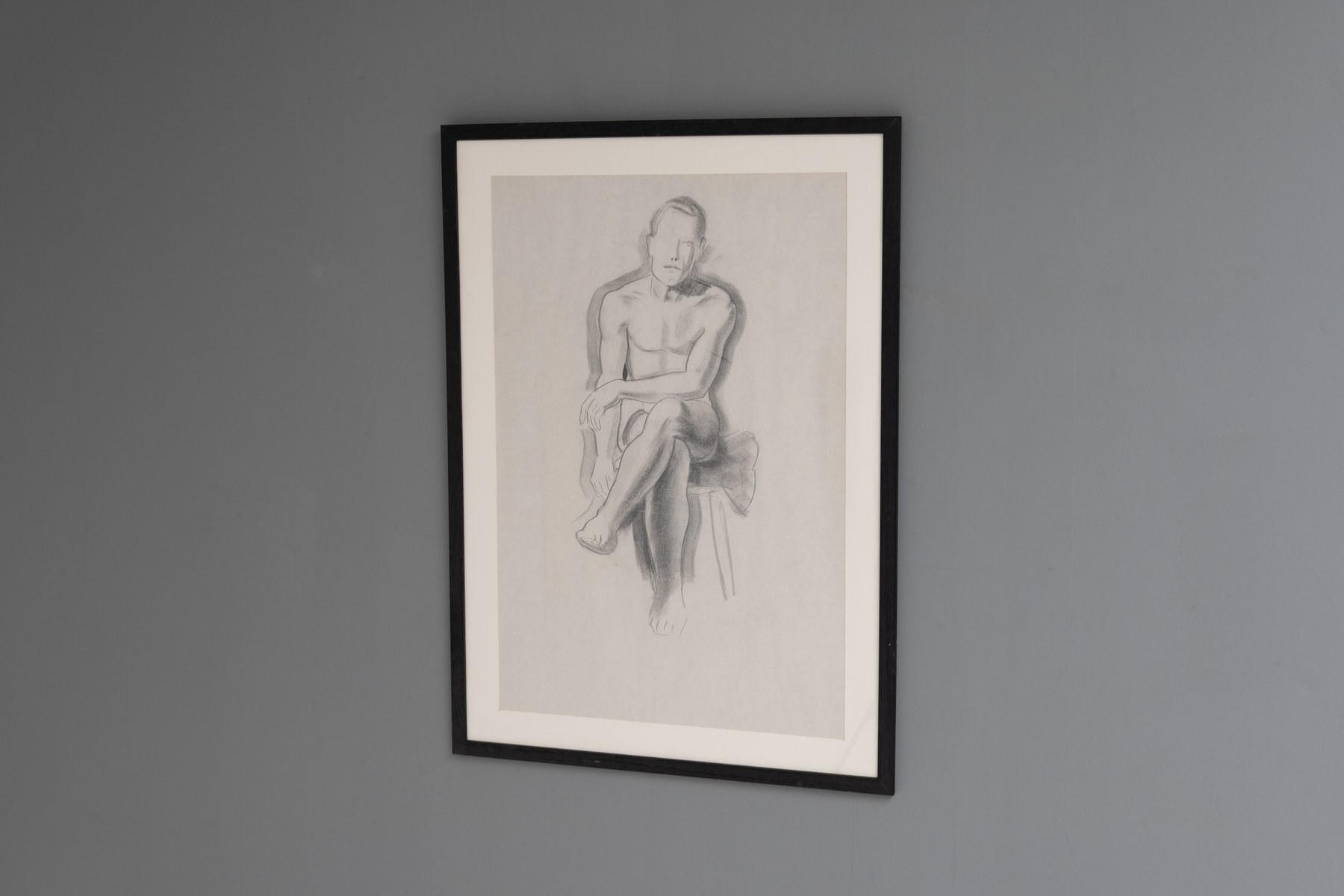 Male Life Drawing, 1960, Paper for sale at Pamono