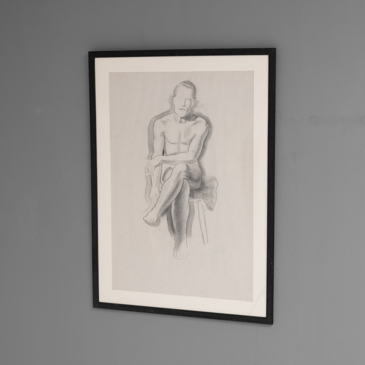 Male Life Drawing, 1960, Paper for sale at Pamono