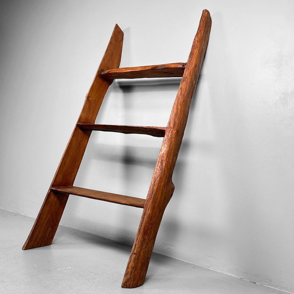 Antique Japanese Wooden Ladder from Hashigo, 1930s for sale at Pamono