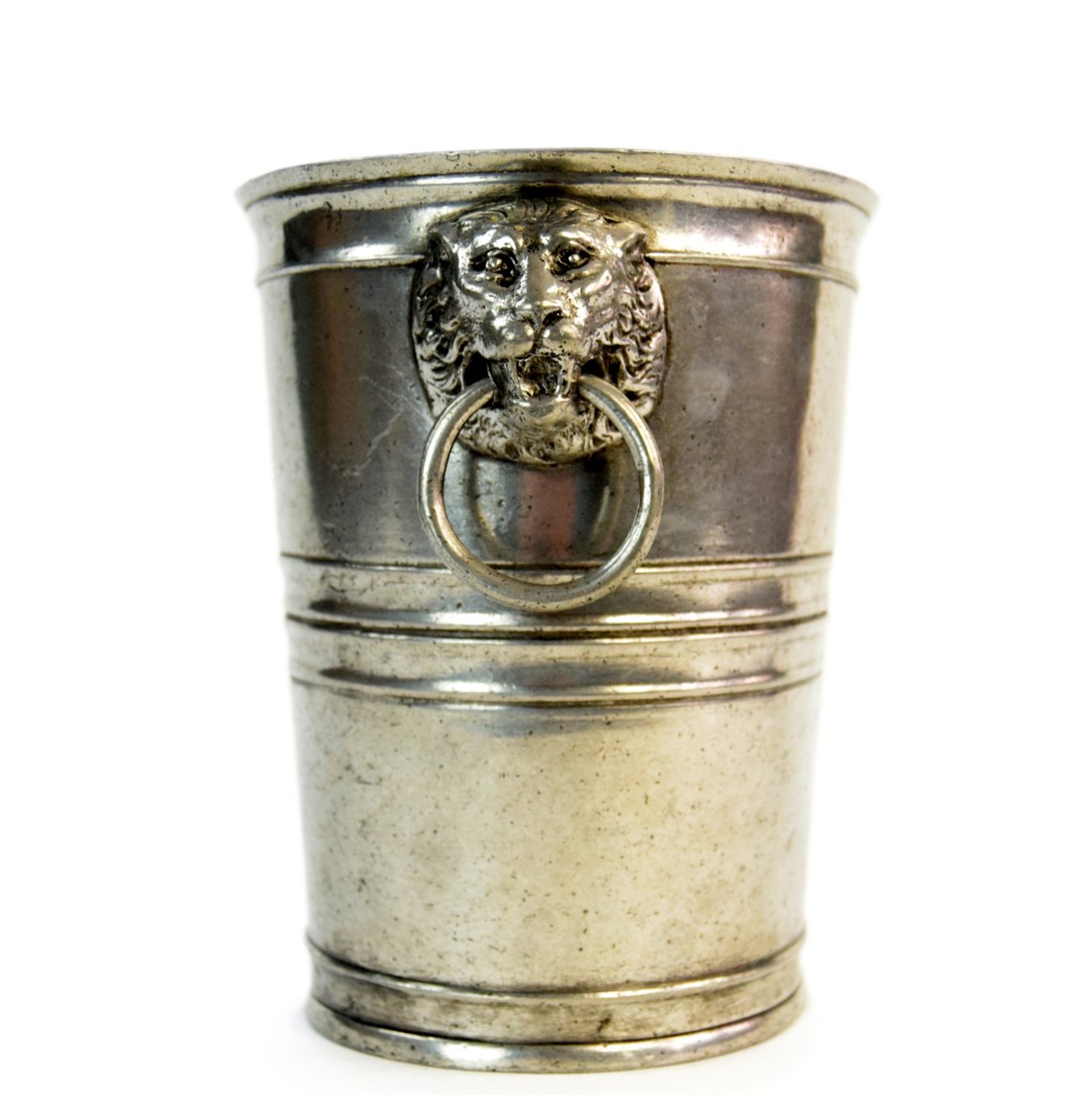 Mid-Century Modern Ice Bucket with Lion Handles, 1950s for sale at Pamono
