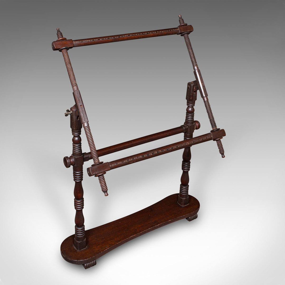 Antique English Late Victorian Adjustable Tapestry Frame, 1880s for ...