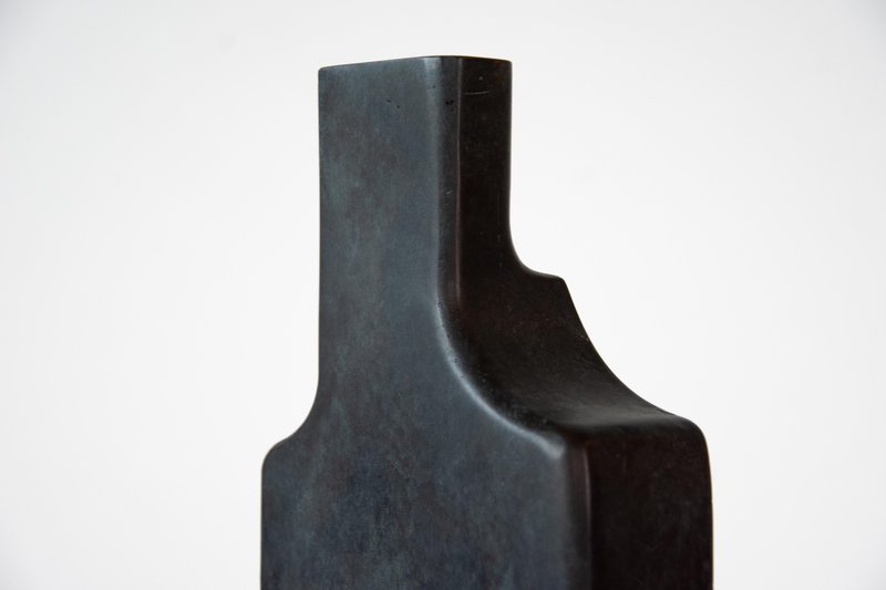 Amo Vase aus gegossener und patinierter Bronze von Eichkorn bei Pamono ...