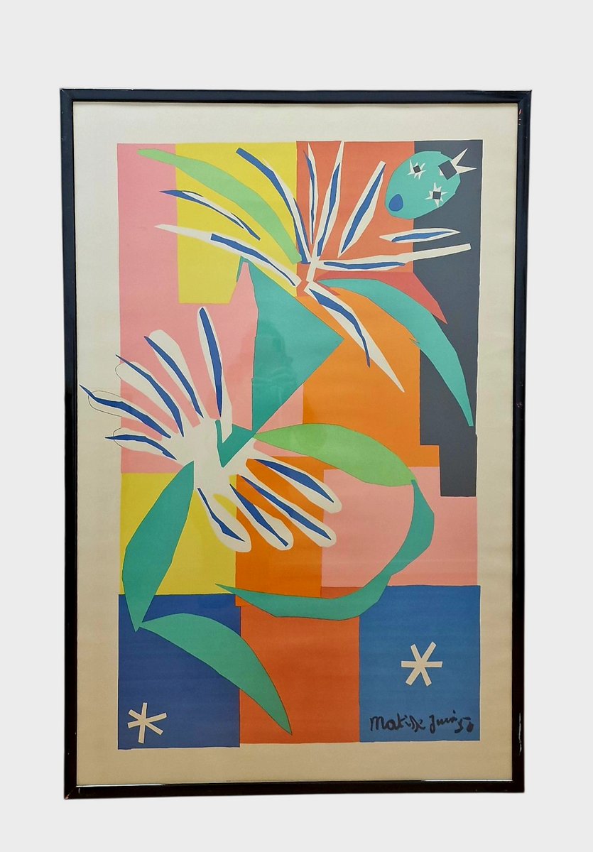 Henri Matisse, Creole Dancer, 1984, Lithograph on Paper, Framed for ...