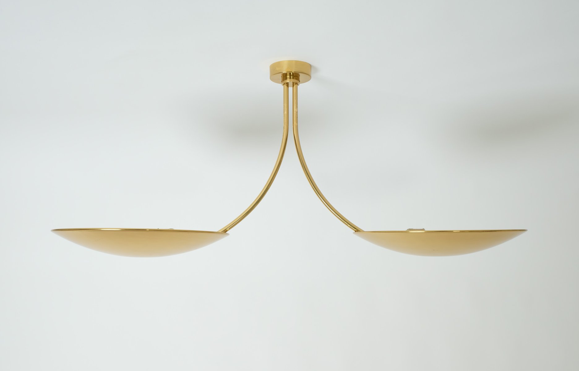 Modern German Model Duan Brass Pendant Lamp by Florian Schulz, 1970s ...