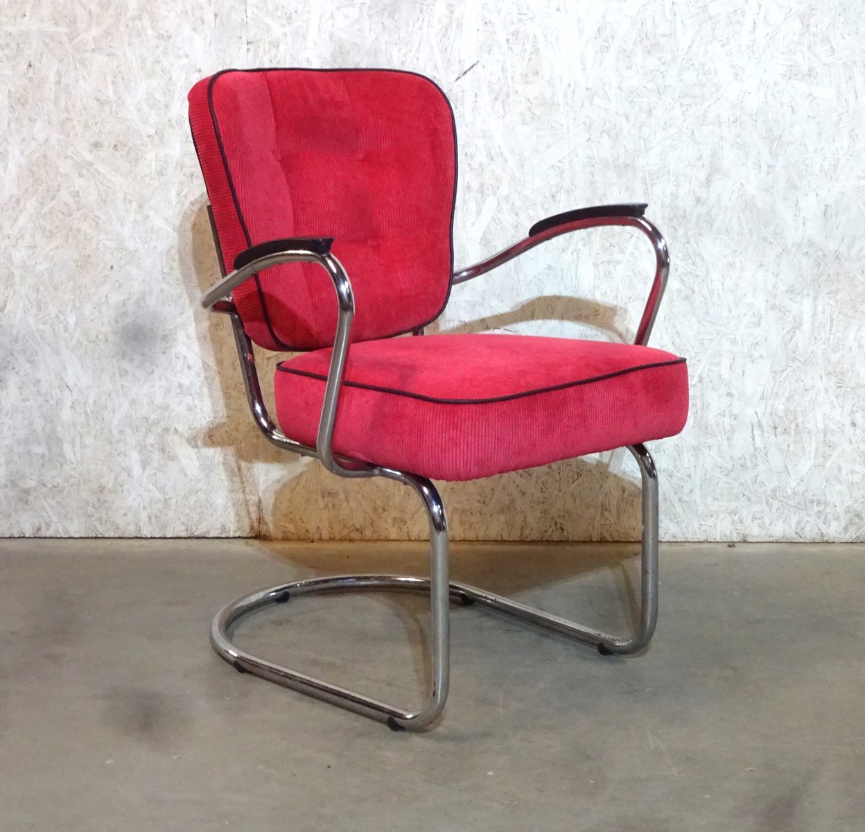 Tubular Frame Armchair by Paul Schuitema for D3-Fana Metaal Rotterdam ...