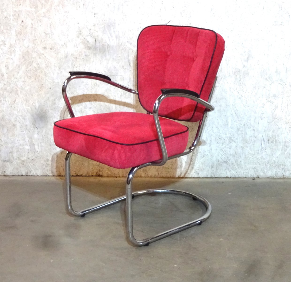 Tubular Frame Armchair by Paul Schuitema for D3-Fana Metaal Rotterdam ...