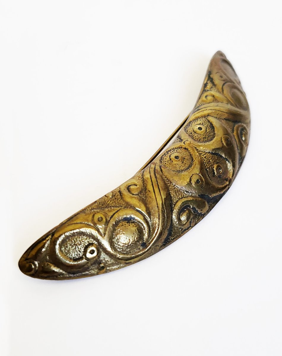 Viennese Art Deco Style Moon Brooch, 1970s for sale at Pamono