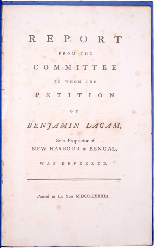 Long Legal Battle with the East India Company by Benjamin Lacam for ...