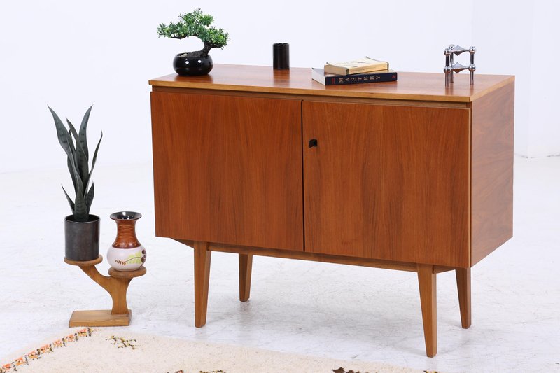 Small Vintage Sideboard in Wood, 1960s for sale at Pamono
