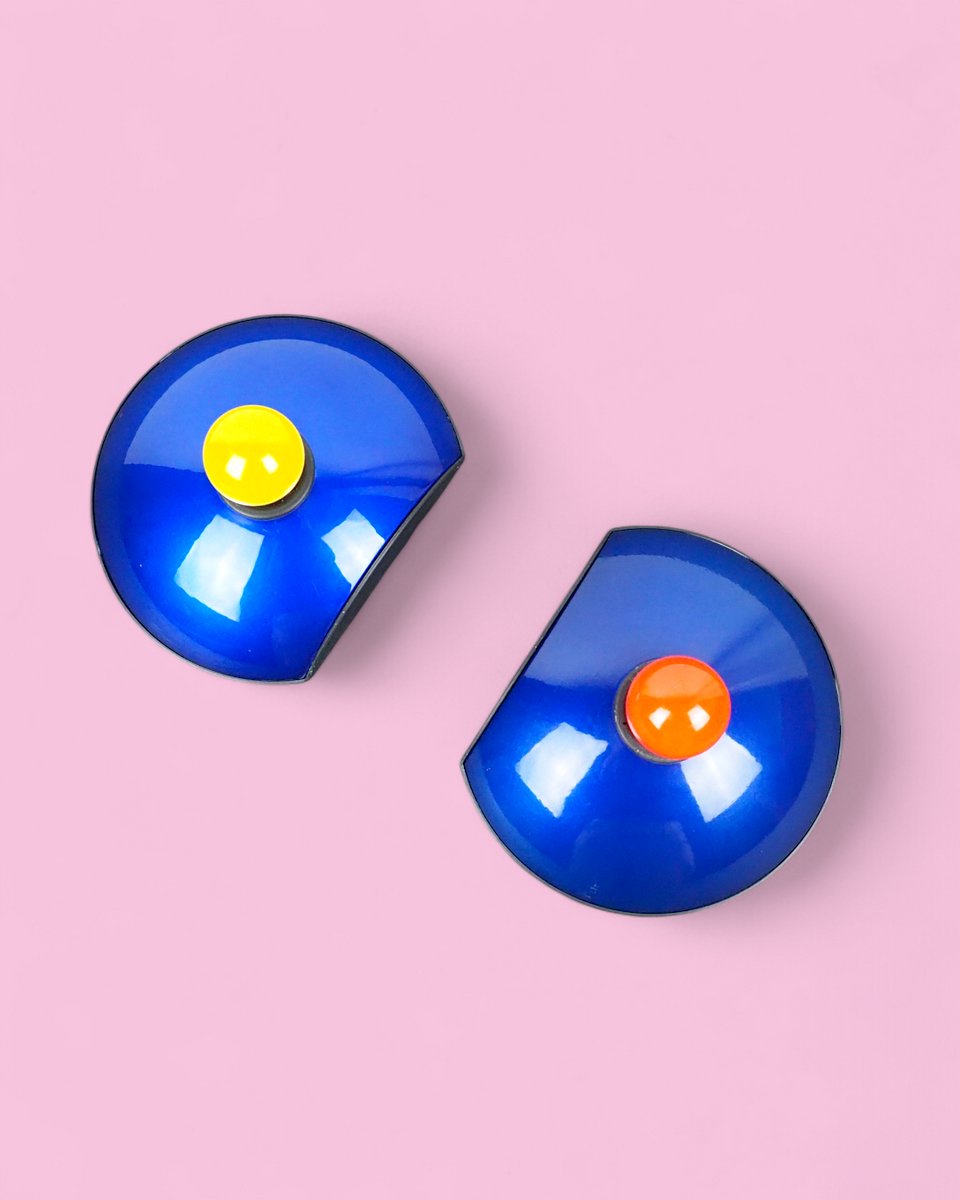 Emi Wall Sconces by Tommaso Cimini for Lumina, 1980s, Set of 2 for sale ...