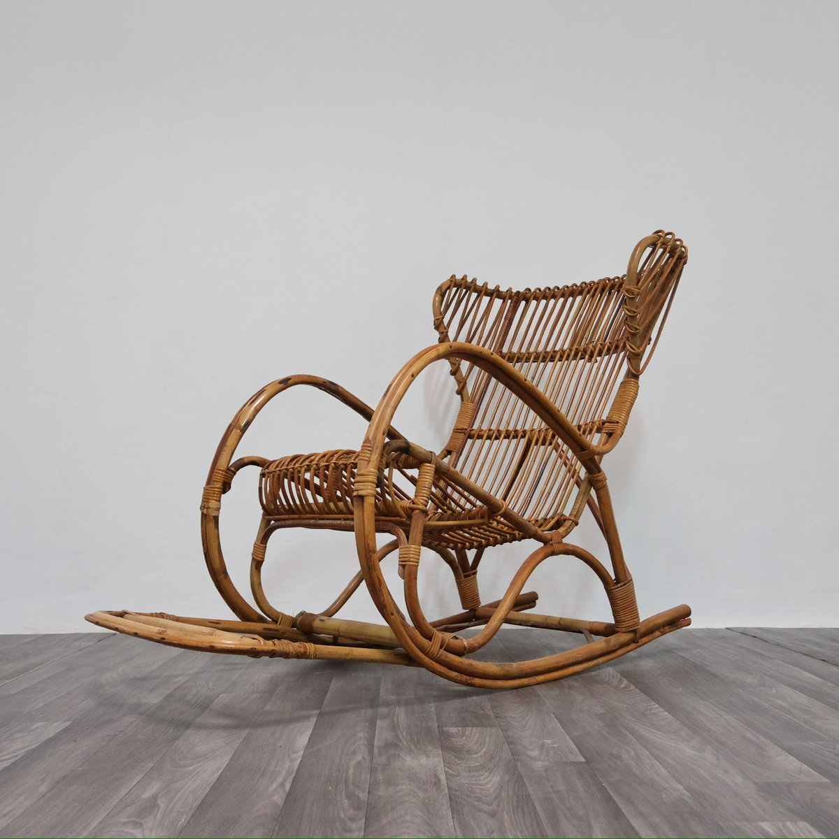 French Modern Rocking Chair, 1960s for sale at Pamono