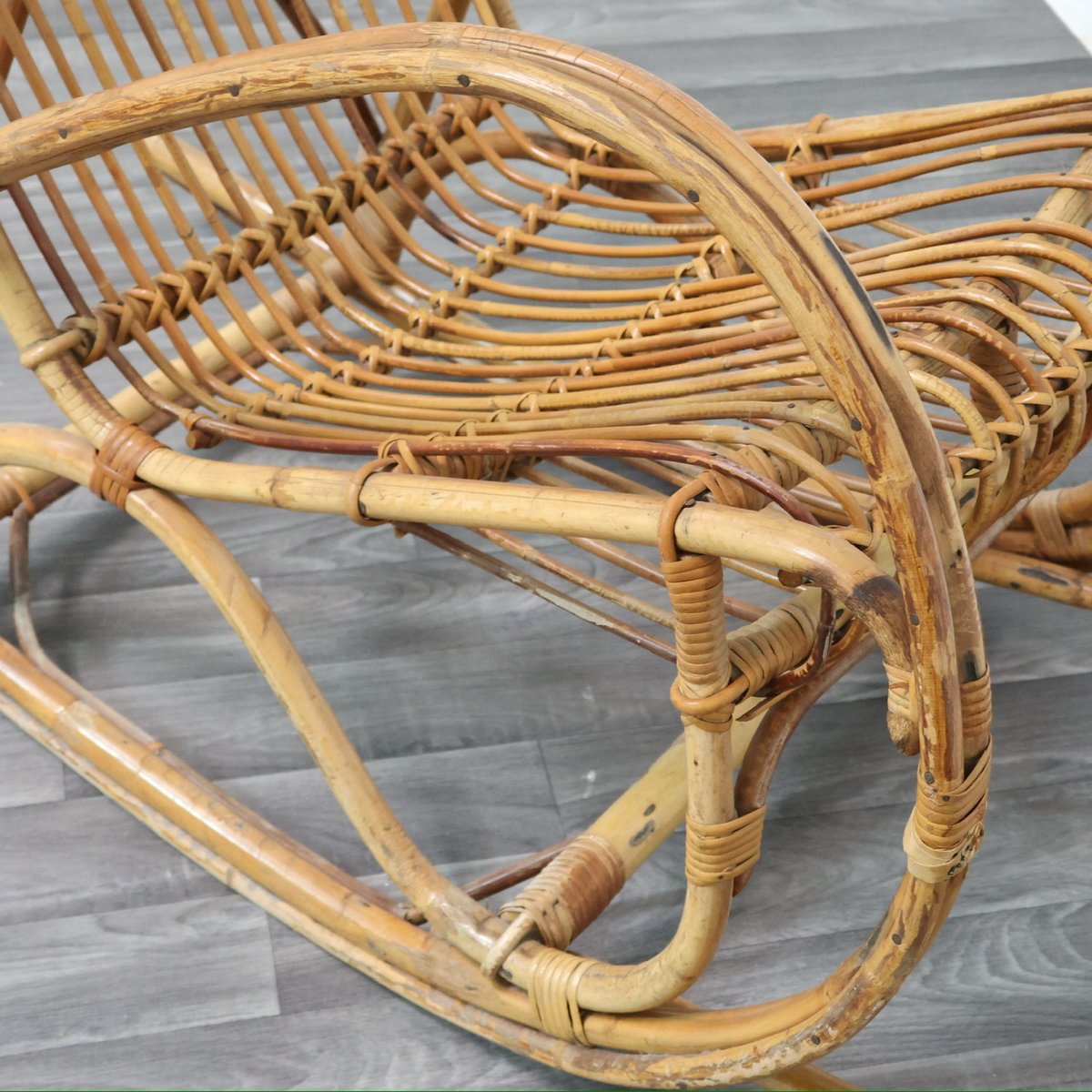 French Modern Rocking Chair, 1960s for sale at Pamono