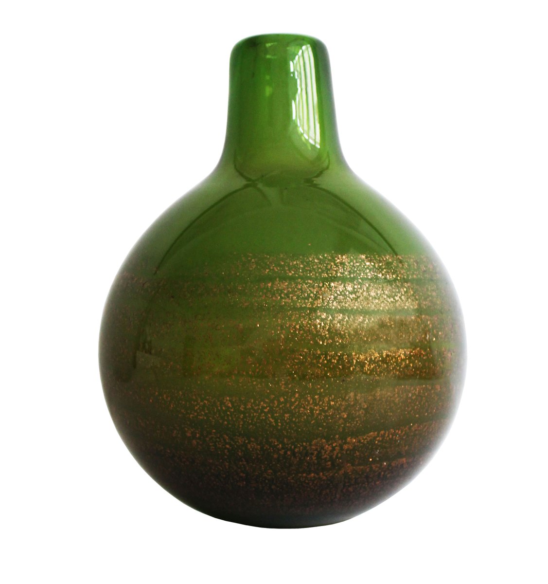 Vintage Glass Vase by Frantisek Vizner for Skrdlovice Glassworks, 1970s ...