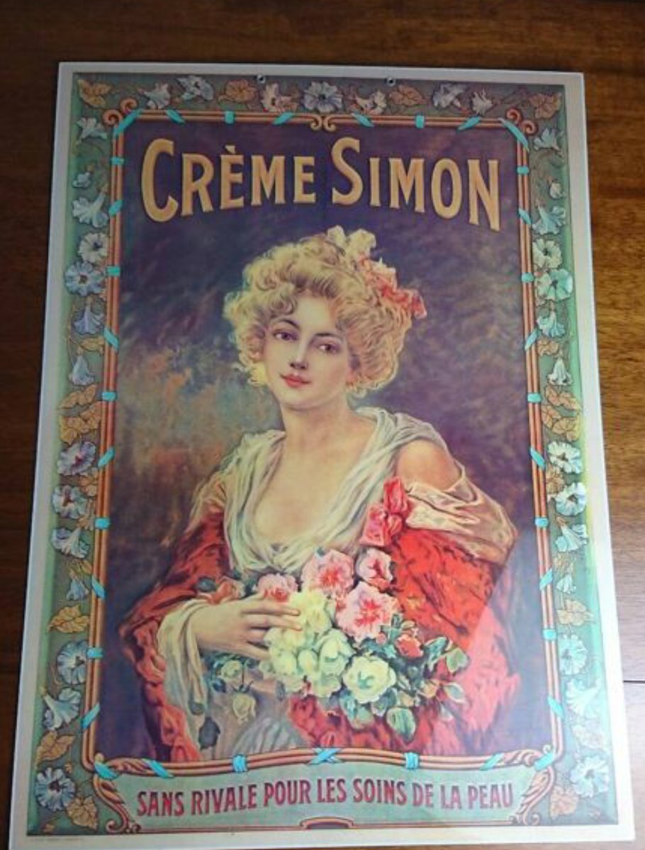 Simon Cream Advertising Poster, 1950s for sale at Pamono