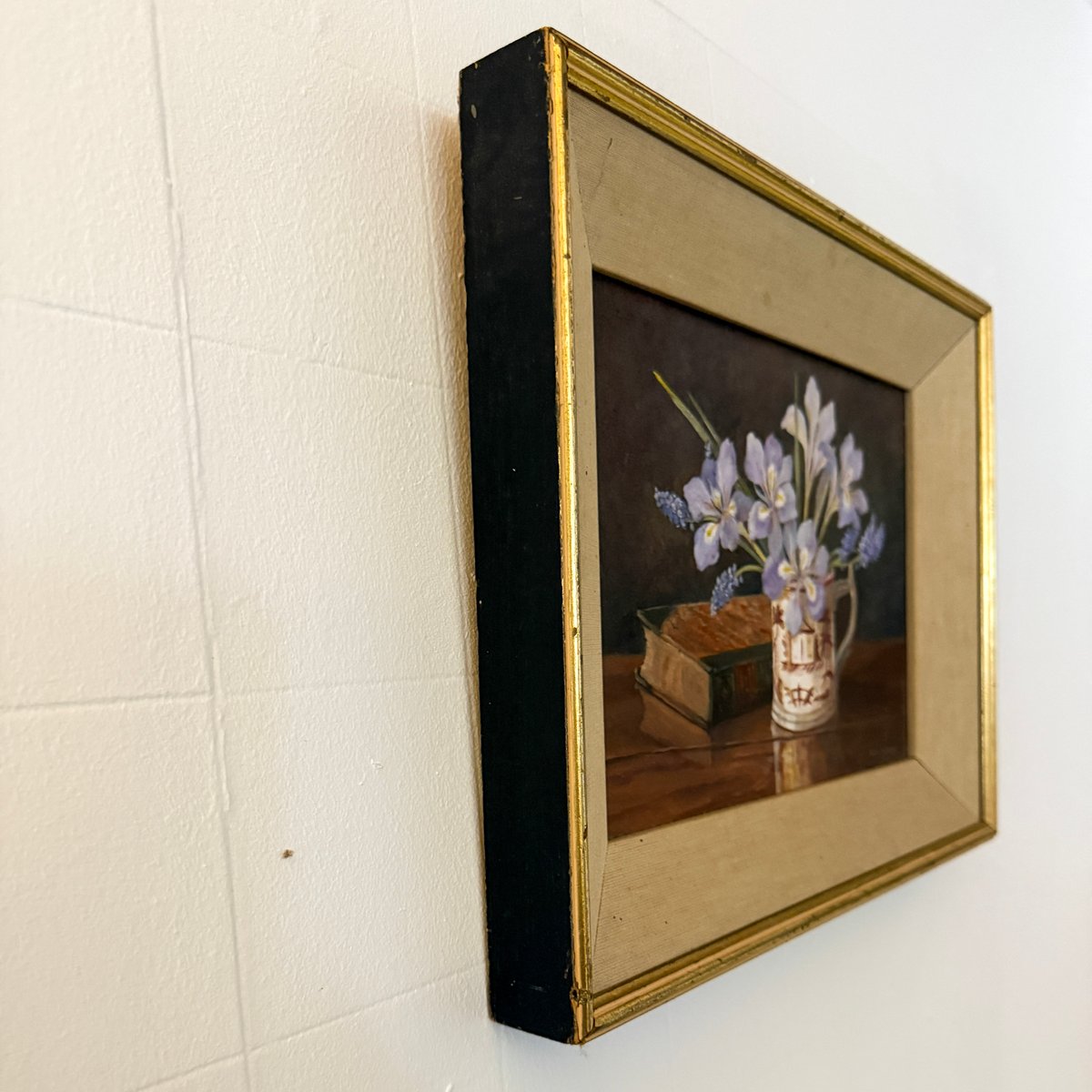 May Palmer, Still Life of Flowers in Vase, 1960s, Oil Painting, Framed ...
