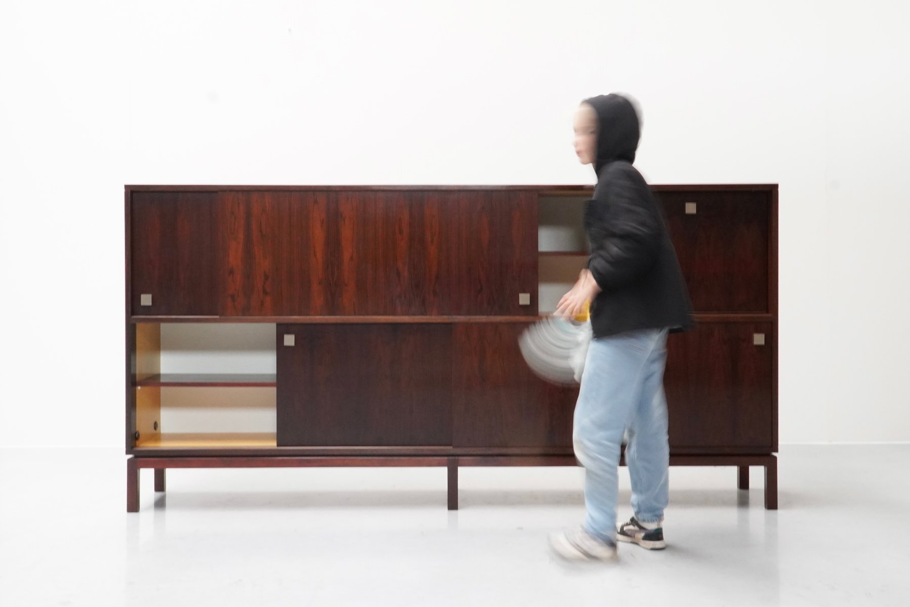 Model 425/P Sideboard in Rosewood Veneer by Alfred Hendrickx for Belform, Belgium, 1960s for ...