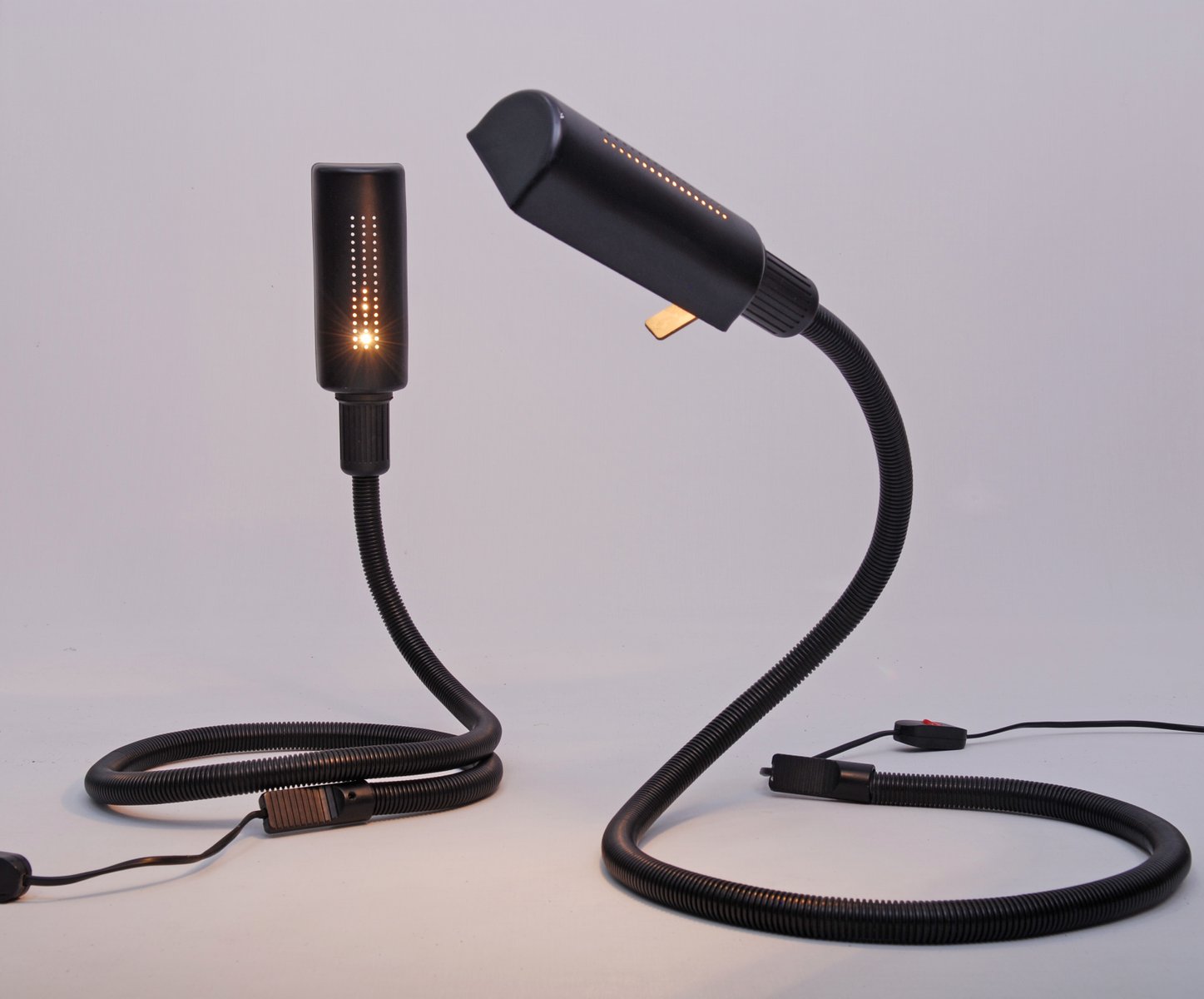 Vintage Snake Lights, 1970s, Set of 2 for sale at Pamono
