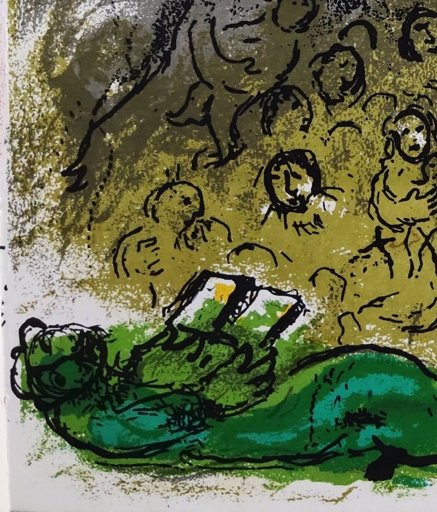 Marc Chagall, Christ in the Pendulum Clock, 1957, Lithograph for sale ...