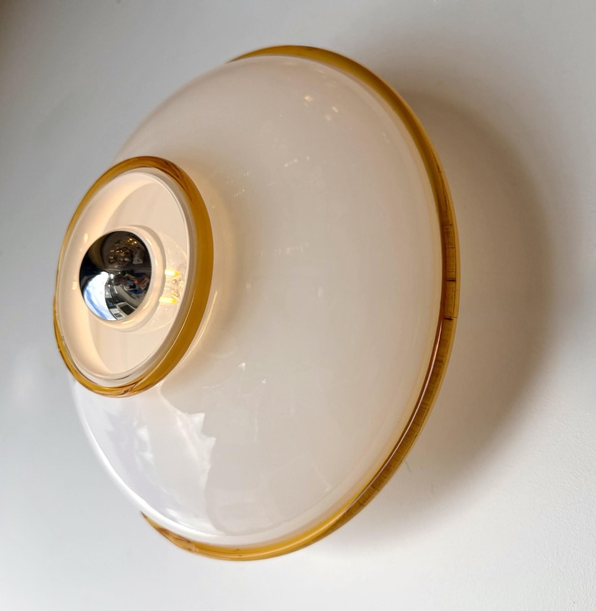 Italienische Wandleuchte aus Muranoglas von Fratelli Toso, 1970 bei Pamono kaufen