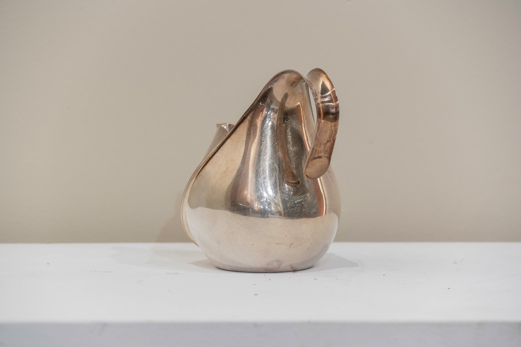 Oronda Silver-Plated Tea Set by Oscar Tusquets for Alessi, 1983, Set of ...