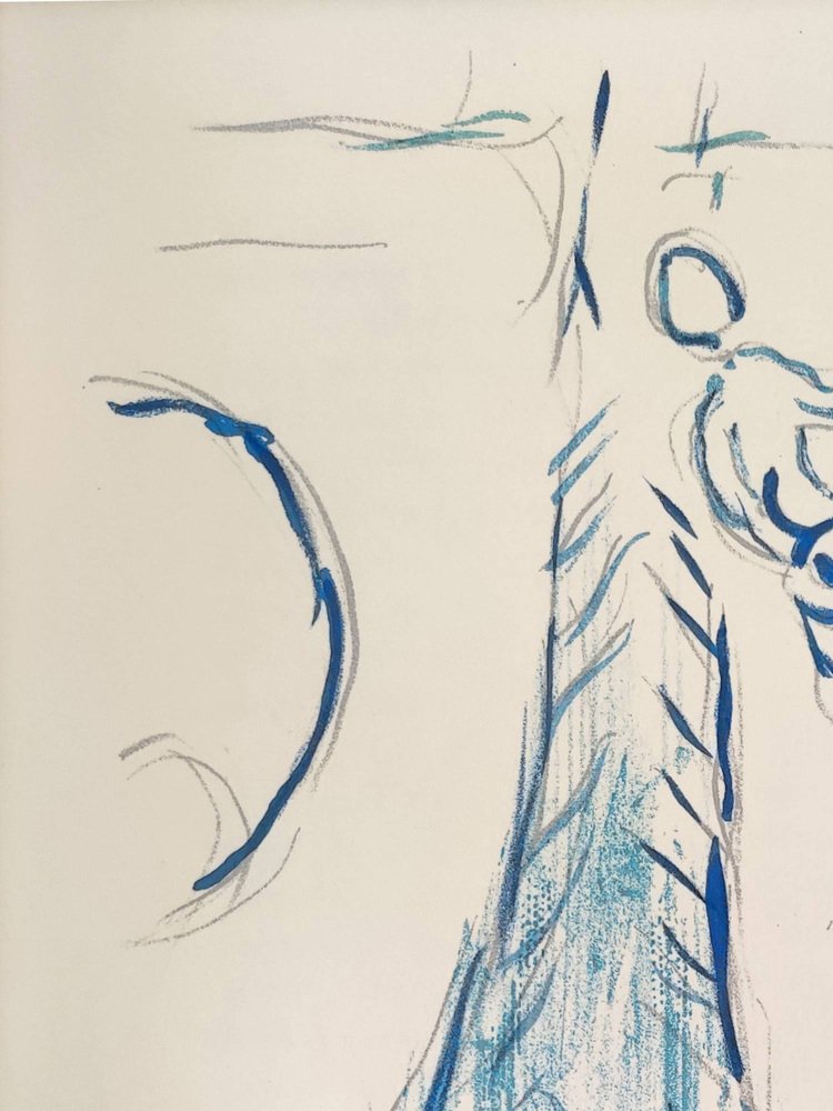 Marc Chagall, Sketch for the Angel of Mozart, 1965, Lithograph for sale ...