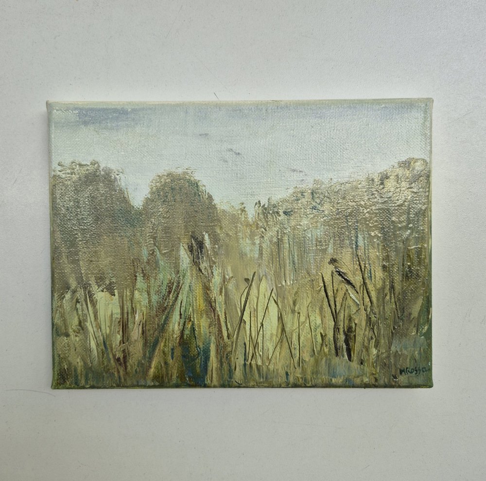 Monika Rossa, Green Landscape, 2025, Oil on Canvas for sale at Pamono
