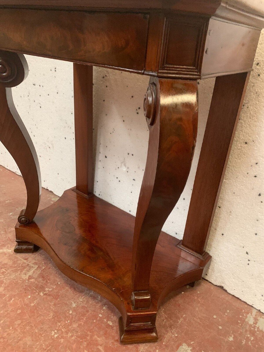Louis Philippe Console in Mahogany and Veneer, 19th Century for sale at ...