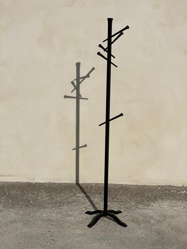 Wrought Iron Parrot Coat Rack by Francis Dewaele, Marolles and Loir-et ...