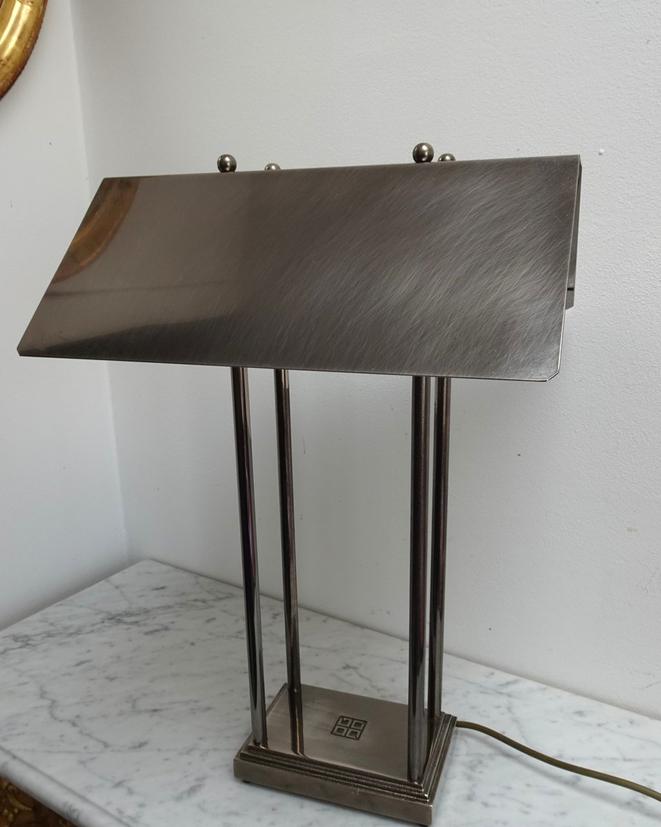 Brushed Grey Metal Megawatt Table Lamp by Peter Ghyczy, 1980s for sale ...