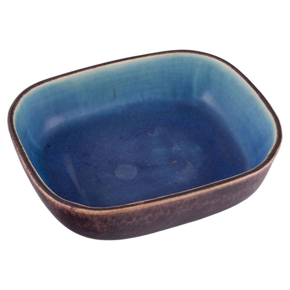 Large Mid-Century Rectangular Ceramic Bowl by Eva Stæhr-Nielsen for ...