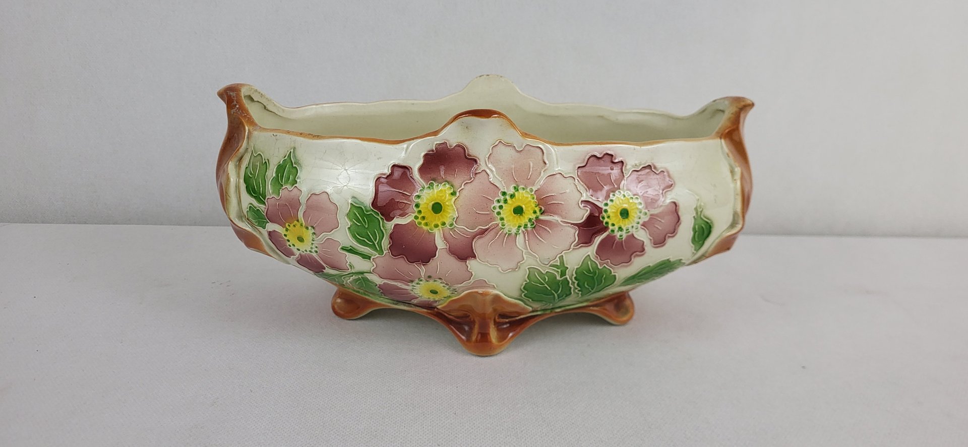Saint Clément Art Nouveau Planter by Keller & Guérin, 1890s for sale at ...