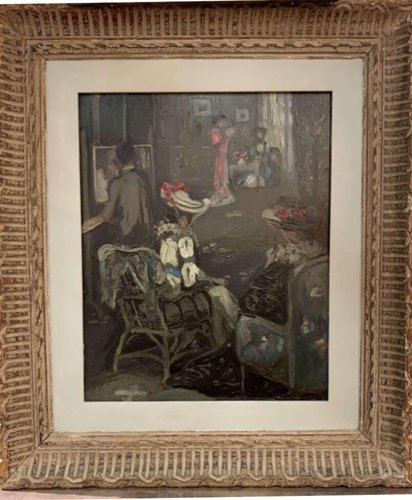 Joseph Terry, The Connoisseurs, 1900s, Oil Painting, Framed for sale at ...