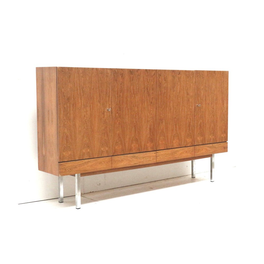 Vintage Rosewood Sideboard by Leo Bub for Wertmöbel for sale at Pamono