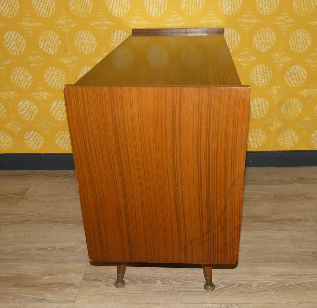 Small Vintage Sideboard in Walnut, 1960s for sale at Pamono