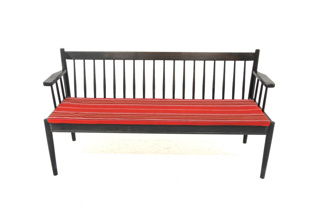 Scandinavian Beechwood Bench, 1970 for sale at Pamono