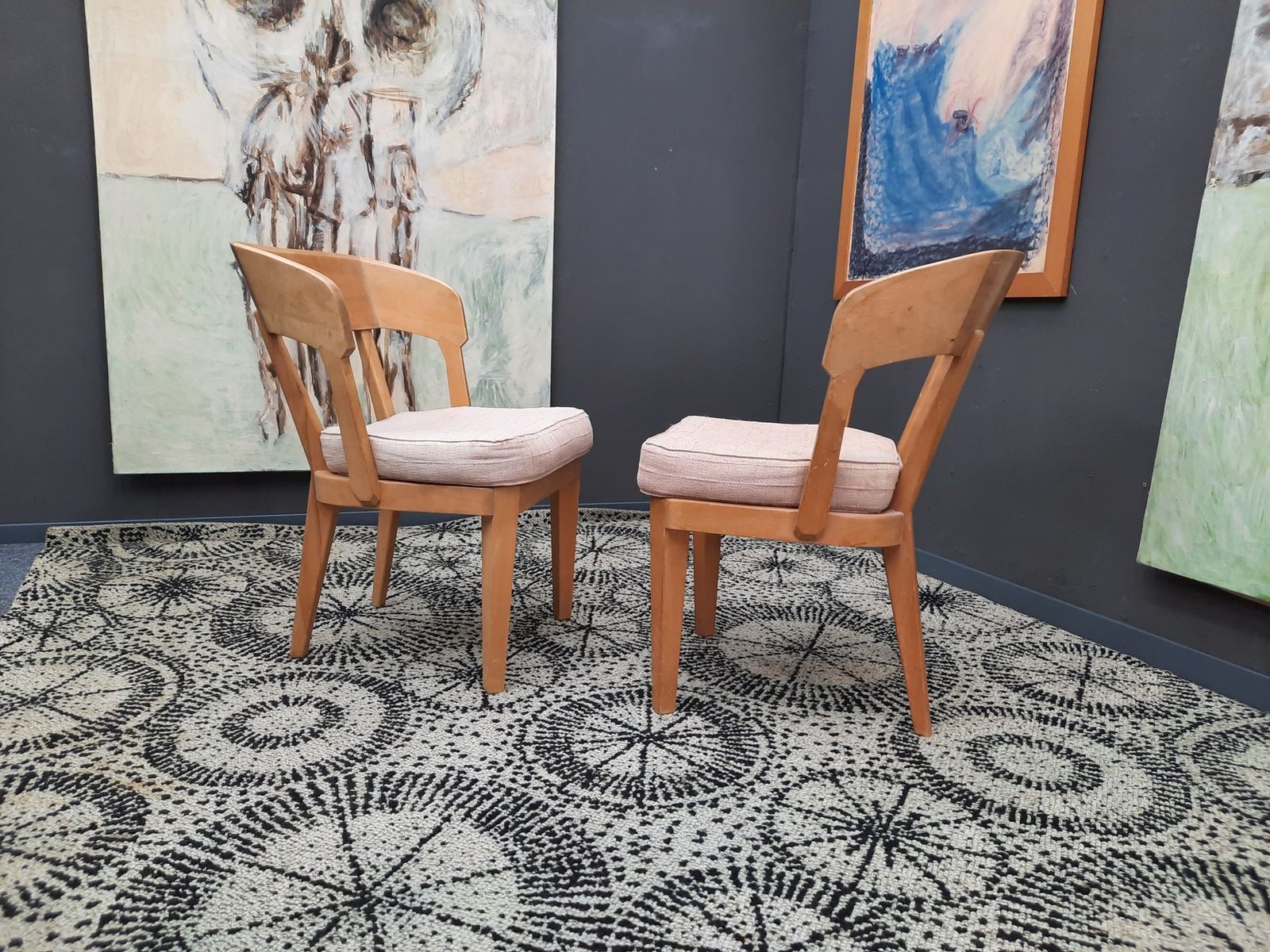 Anthroposophical K 1250 Chairs in Birch Wood by Felix Kayser for ...