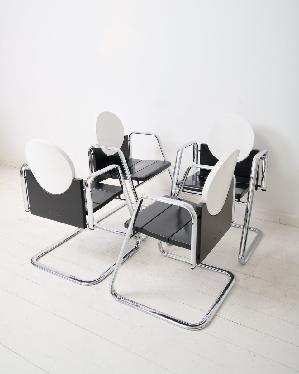 G-Pino Pinocchio Chairs by Martin Stoll, 1970s, Set of 4 for sale at Pamono