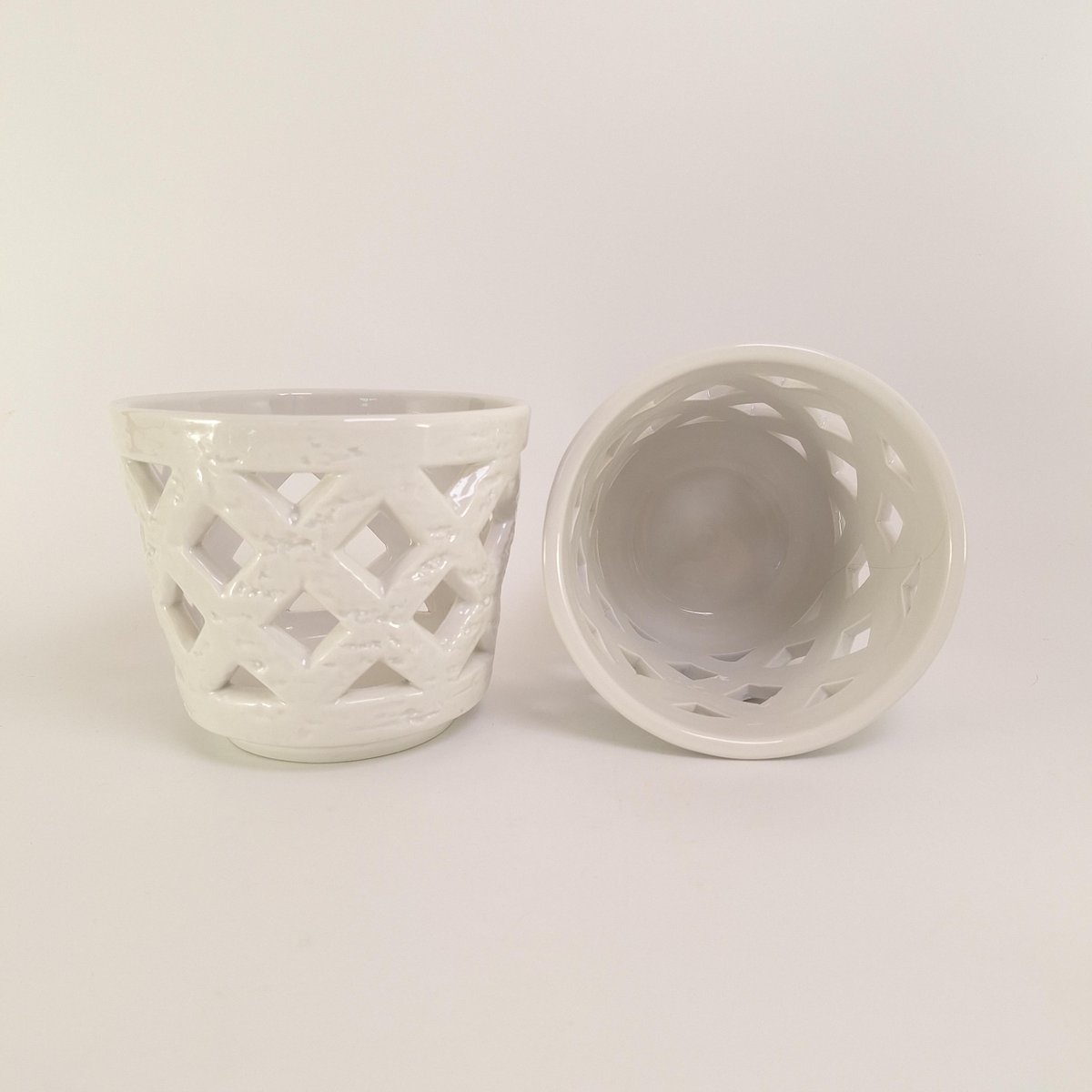 Vasi da fiori in ceramica di Gunnar Nylund per Rörstrand, anni '50, set ...