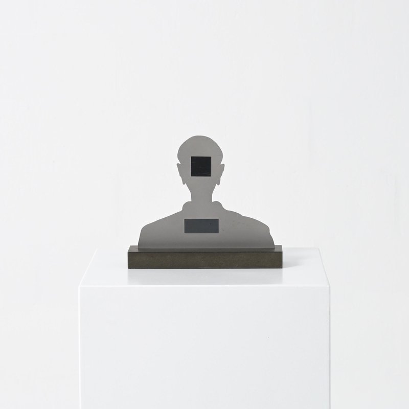 Roger Raveel, A Confrontation, 2000s, Metal and Mirrors for sale at Pamono