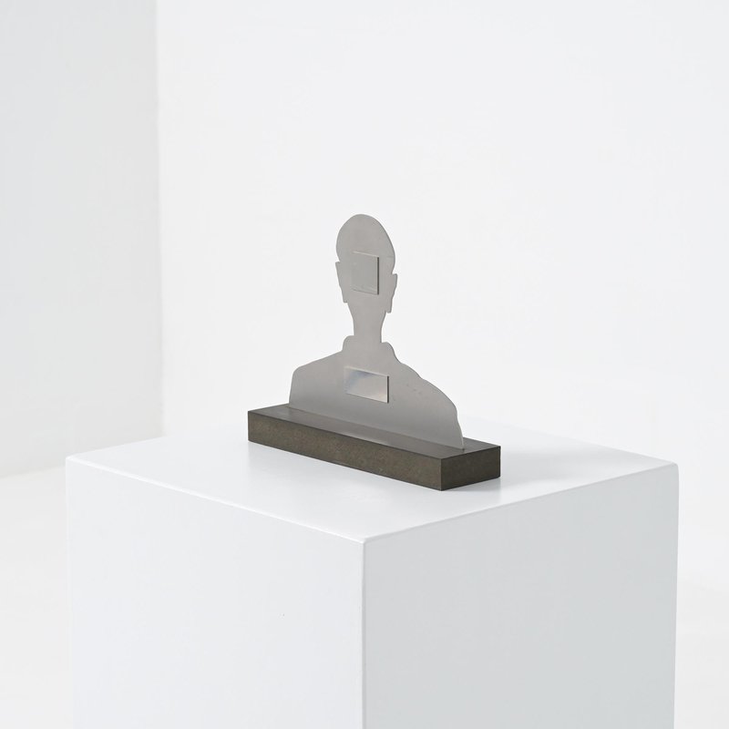 Roger Raveel, A Confrontation, 2000s, Metal and Mirrors for sale at Pamono